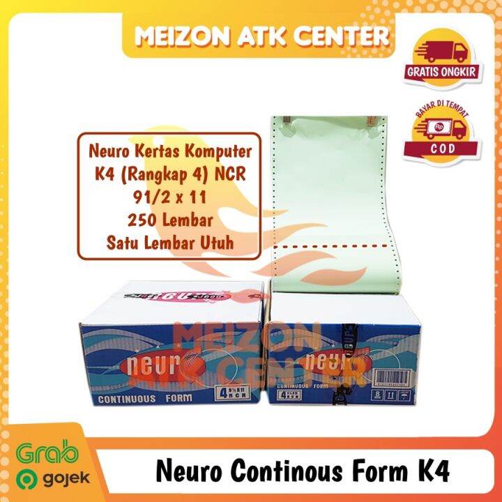 NEURO Continous Form 91/2 x 11 4 Ply [K4 NEURO] NCR Kertas Komputer ...