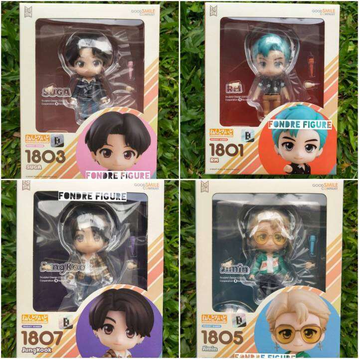 ORIGINAL NENDOROID BTS JIMIN SUGA RM JUNGKOOK JUNG KOOK 1801 1803 1805 1807 TINYTAN ACTION ...