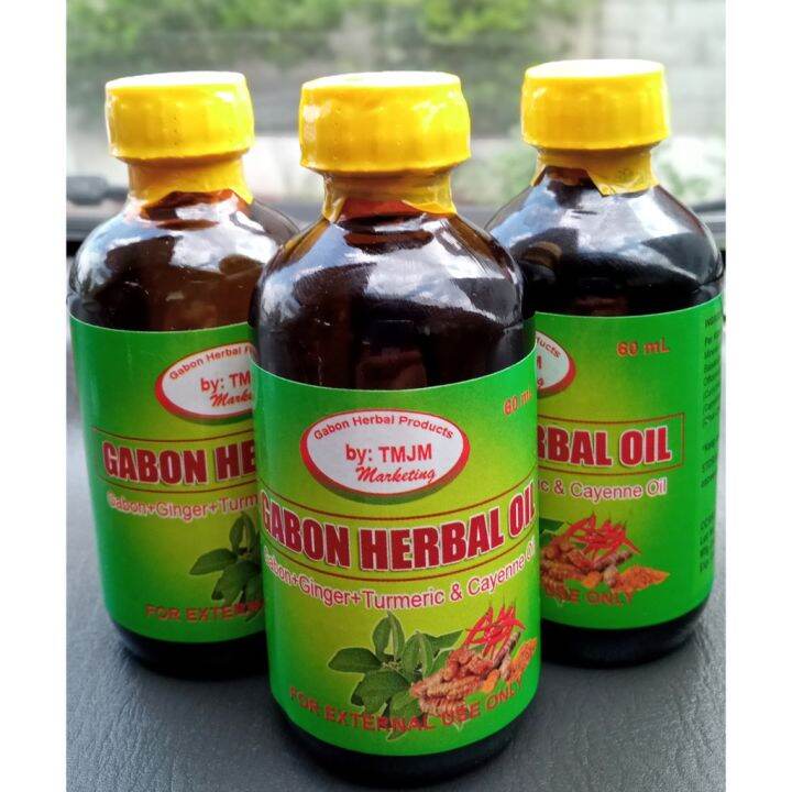 Gabon Herbal Oil 60ml (FDA Approved) | Lazada PH