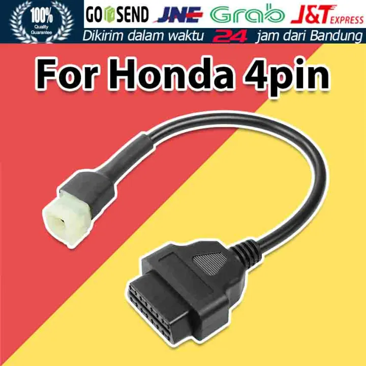 Obd2 Honda Kabel Adapter OBD2 Ke 4 Pin Kabel Fault Scanner Diagnosa ...