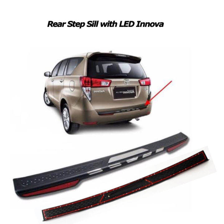 CP CAR DOOR PROTECTOR REAR STEP SILL WITH LED (INNOVA 16) (2639 ...