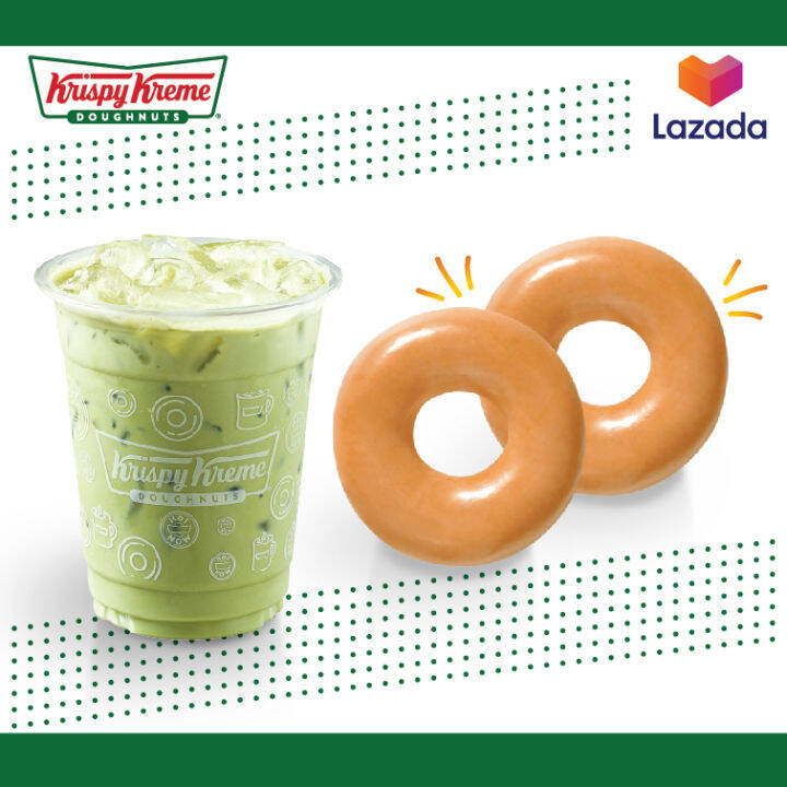 E- Voucher Krispy Kreme "Perfect Match" Green Tea Latte + Original ...