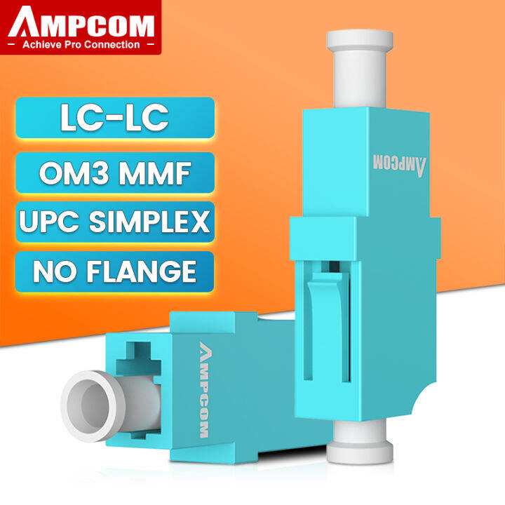 AMPCOM LC-LC SC-SC Fiber Optical Coupler Simplex OS1 OS2 OM1 OM2 OM3 ...