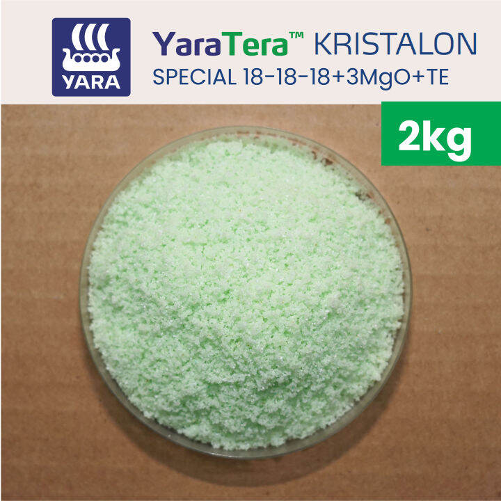 [2kg] Yara YaraTera Kristalon Special 18-18-18+3MgO+TE | Lazada