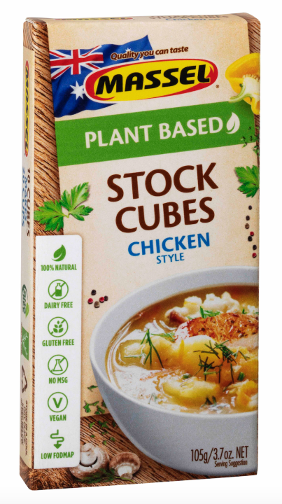 Massel All Natural Chicken Style Stock/Broth Cubes 105g (10 cubes ...