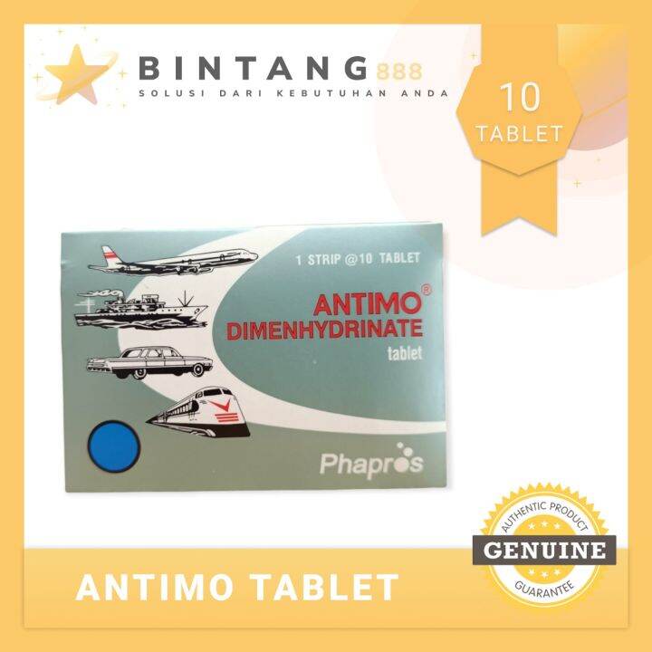 PER STRIP ANTIMO TABLET ISI 10 TABLET | Lazada Indonesia