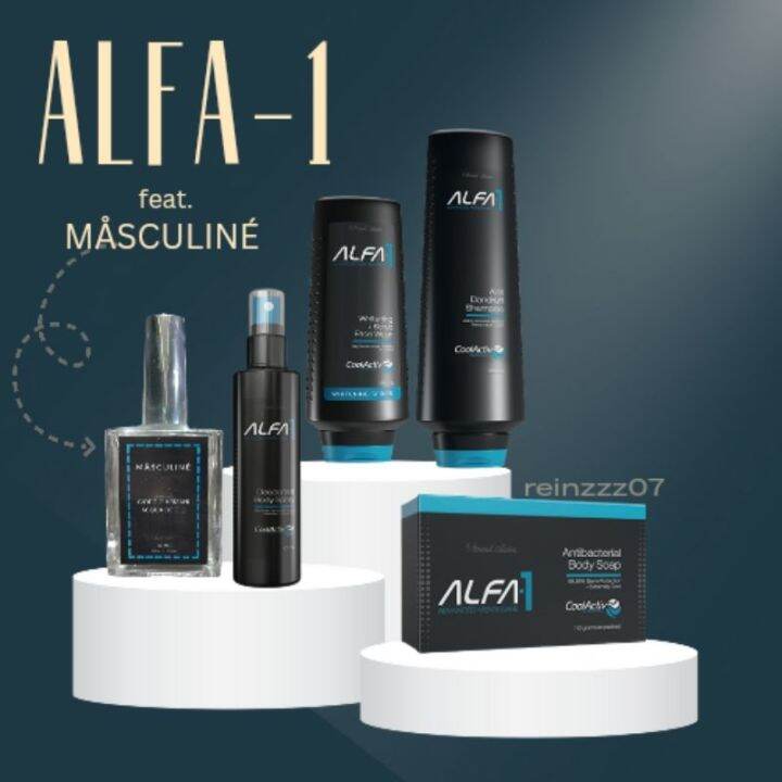 Personal Collection Alfa 1 Advanced Men's Care (Deo Spray Soap Anti ...