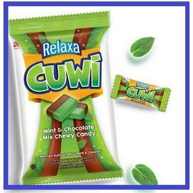Permen Relaxa Cuwi 115g Sack | Mix Chewy Candy mint dan chocolate ...