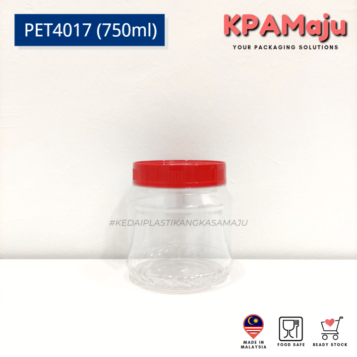 Balang PET4017 (750ml) - Balang Plastik, Balang Kuih Raya, Bekas ...