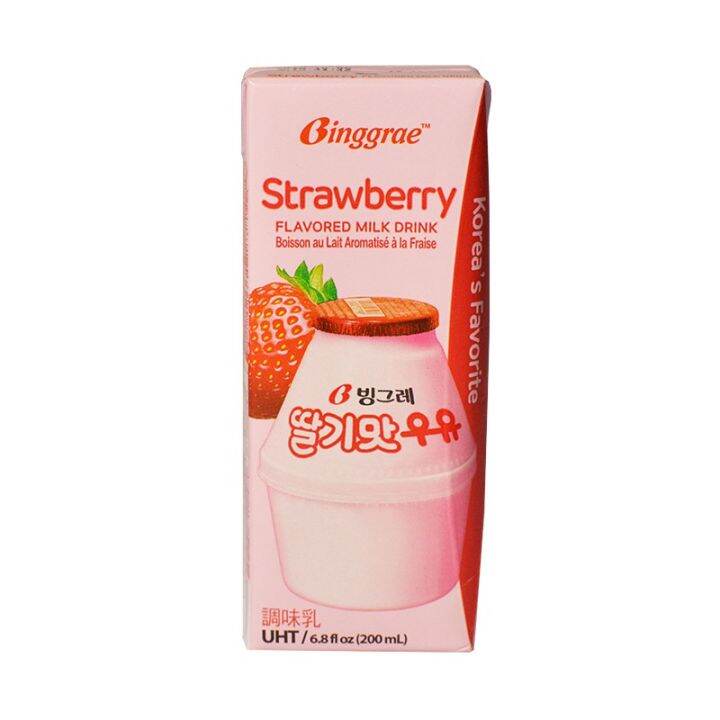 BINGGRAE STRAWBERRY MILK 200ml | Lazada PH