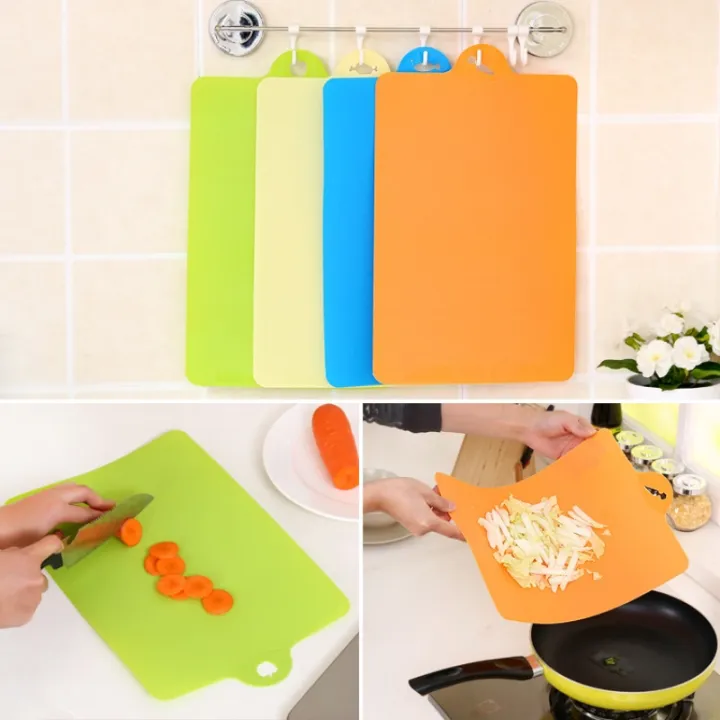 Plastic Kitchen Chopping Board Kitchenware Chopping Pad Sangkalan Food ...