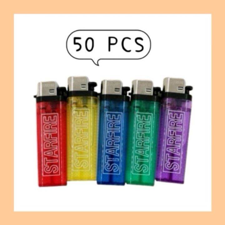 [Ready Stock] HICOOK 50 Pcs Starfire Disposable Gas Lighter Bundle ...
