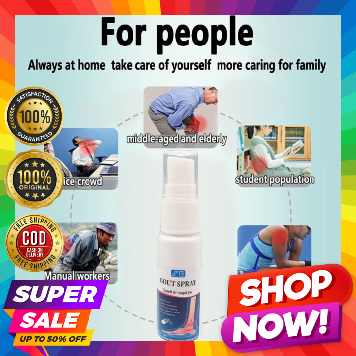 Original ZB Gout Spray Arthritis Pain Spray Gout Relief Spray tendon ...