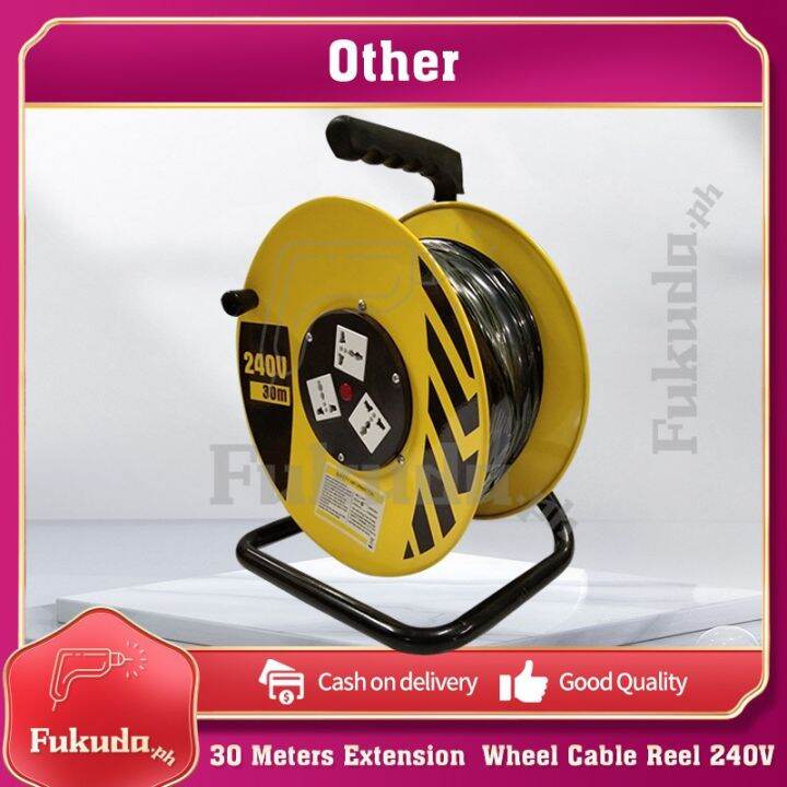30 Meters Extension Wheel Cable Reel 240V | Lazada PH