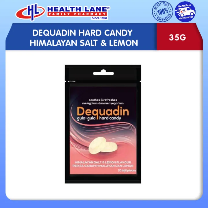 DEQUADIN HARD CANDY HIMALAYAN SALT & LEMON (35G) | Lazada