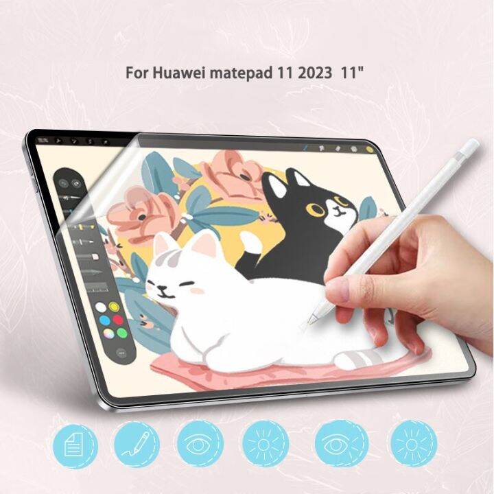 กระดาษเหมือนปกป้องหน้าจอสำหรับ Huawei MatePad 11 2023 11 "Matte PET ...