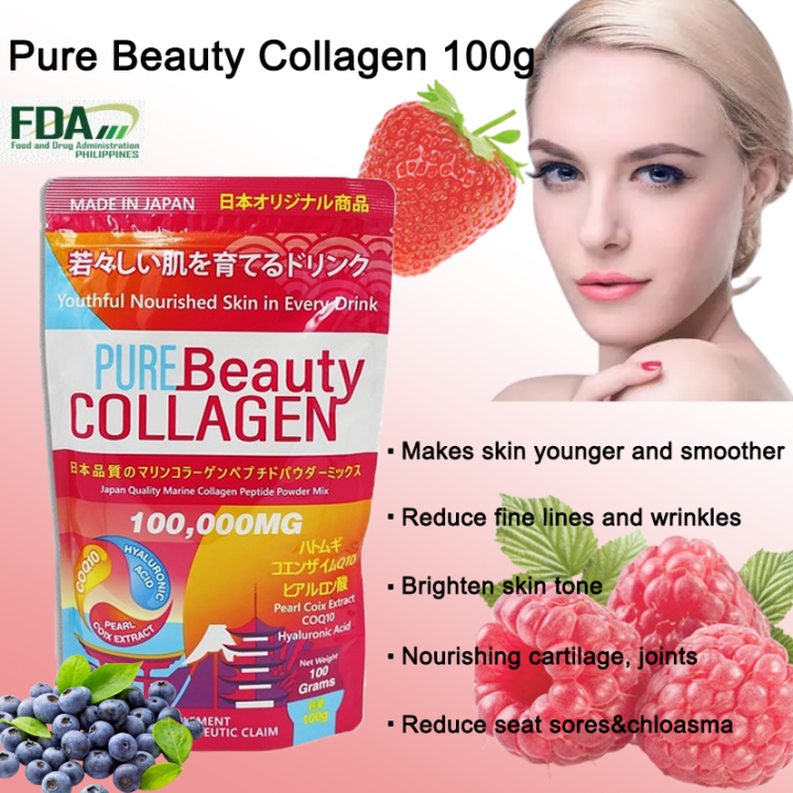 (100% Imported) Pure Beauty Collagen Powder Collagen Japan Natural Deep ...