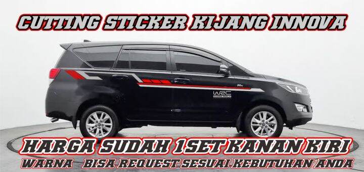 CUTTING STICKER TOYOTA KIJANG INNOVA ALL NEW | Lazada Indonesia