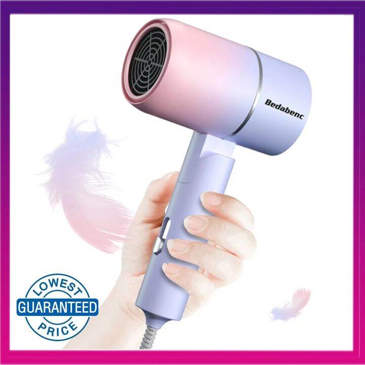 【Ready Stock】Mini Portable Hair Dryer 1200W Professional Blu-ray Hair ...