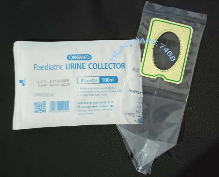 Urine Collector Pediatric Onemed 100ml | Lazada Indonesia