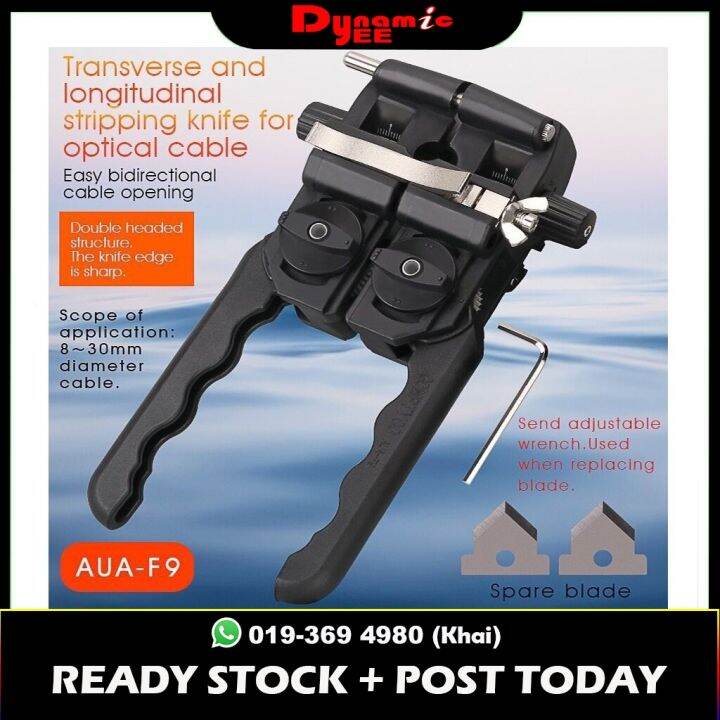 AUA-F9 Fiber Optic Stripper Longitudinal Cable Jacket Slitter Cable ...