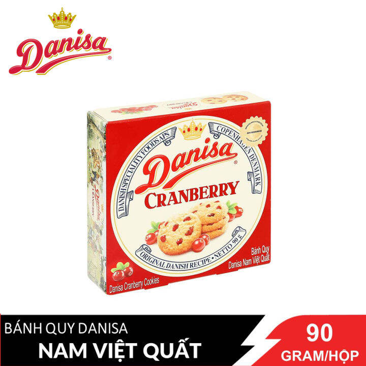 BÁNH QUY BƠ NAM VIỆT QUẤT CRANBERRY DANISA 90 GRAM | Lazada.vn