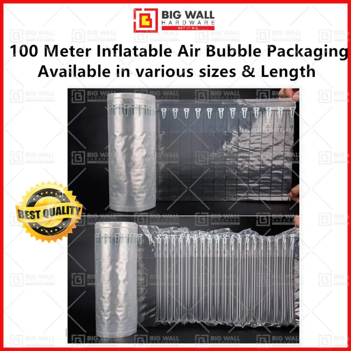 100 Meter Inflatable Air Bubble Packaging Wrap Air Packaging Protective ...