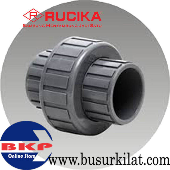 WATER MOER 1 1/2 INCH PVC RUCIKA (AW) / UNION SOCKET / SAMBUNGAN PIPA ...
