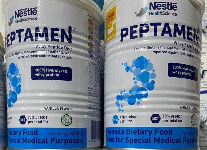 PEPTAMEN 400gm 100% Hydrolyzed whey protein Vanilla Flavor | Lazada PH