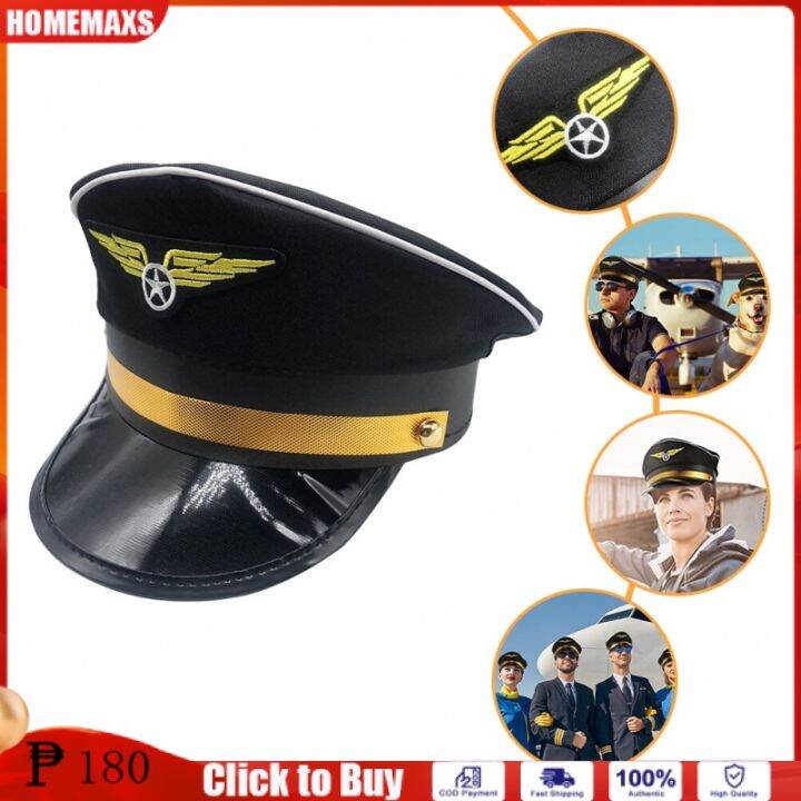 HOMEMAXS Children Pilot Hat Pilot Costume Hat Halloween Party Pilot Hat ...