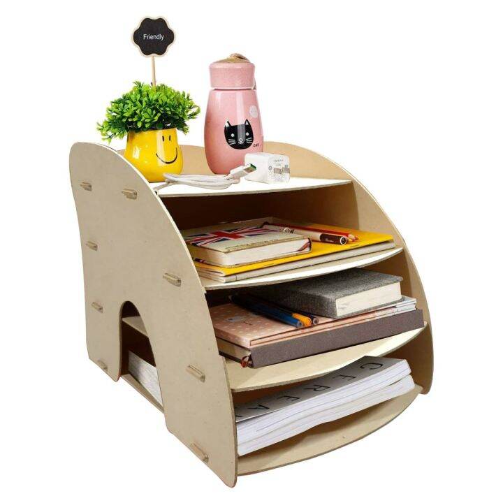 Rak Dokumen 4 Susun A4 Tempat Kertas Letter File Organizer 920 | Lazada ...