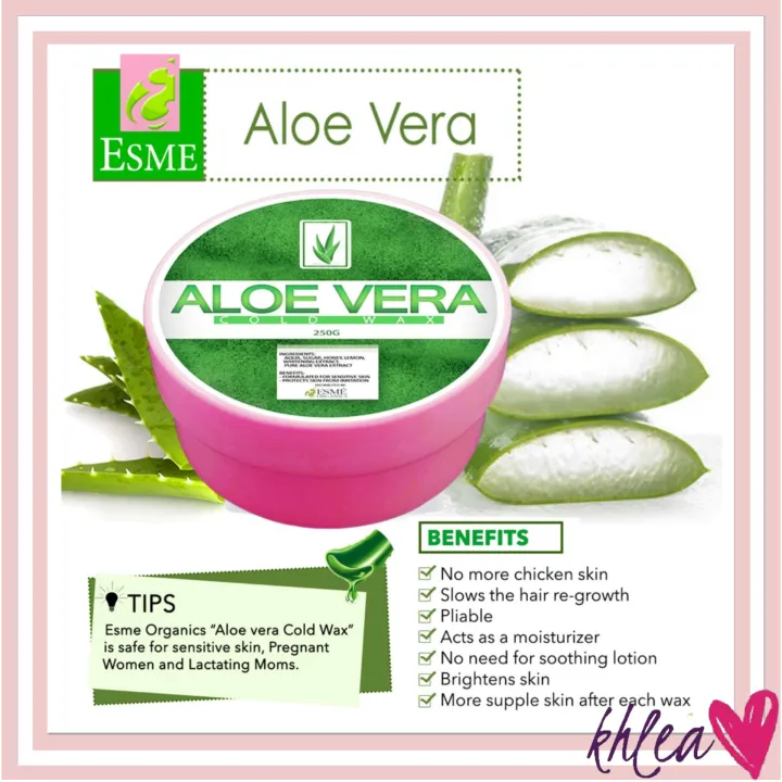 Khlea's New ALOE VERA Organic Cold Wax by Esme Organics | Lazada PH
