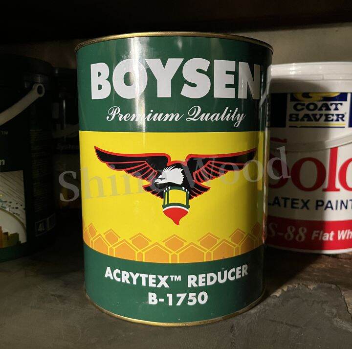 S.W BOYSEN ACRYTEX REDUCER B-1750 4Liter #277 | Lazada PH