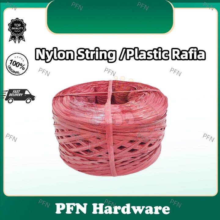 💥 Ready Stock💥 1kg Plastic Raffia/ Nylon String Red Color Premium ...