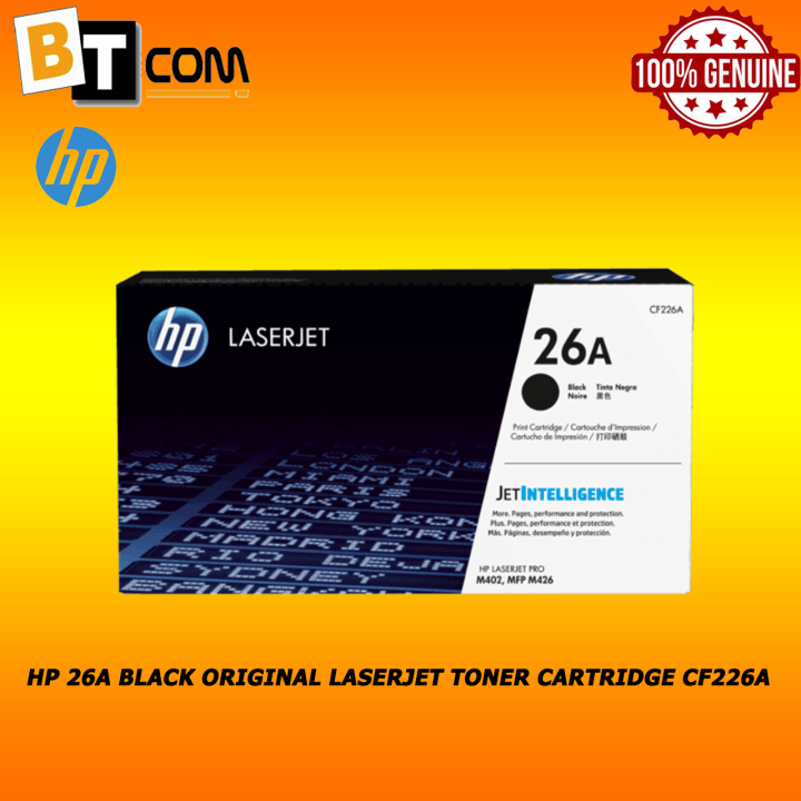 HP 26A Black Original LaserJet Toner Cartridge CF226A | Lazada
