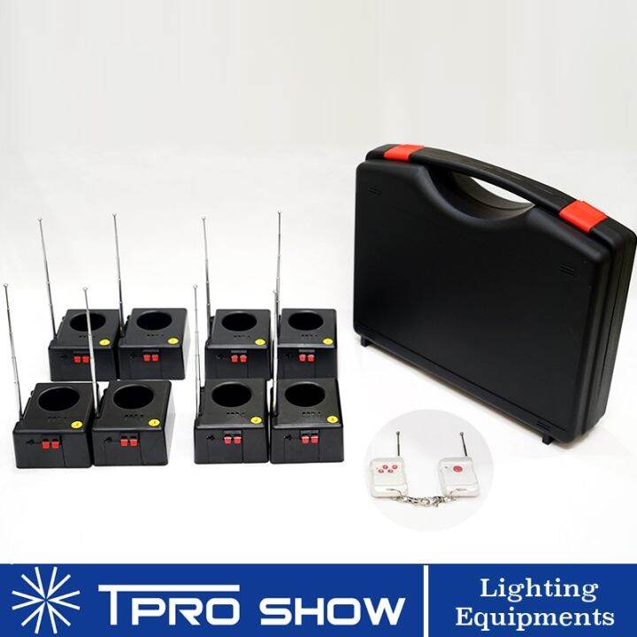 Cold Firework Ignition Machine Wireless Remote Pyrotechnics 8 Cues ...
