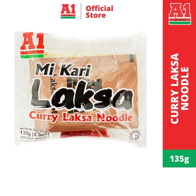 A1 Curry Laksa Noodle (135g) | Lazada