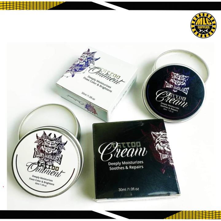 Twin Wolves Luxury Tattoo Aftercare Cream Ointment Protect Tattoo Color ...