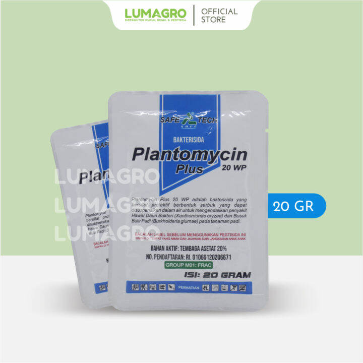 Fungisida Plantomycin Plus 20WP 20gr 100gr Tembaga Asetat Pengendali ...