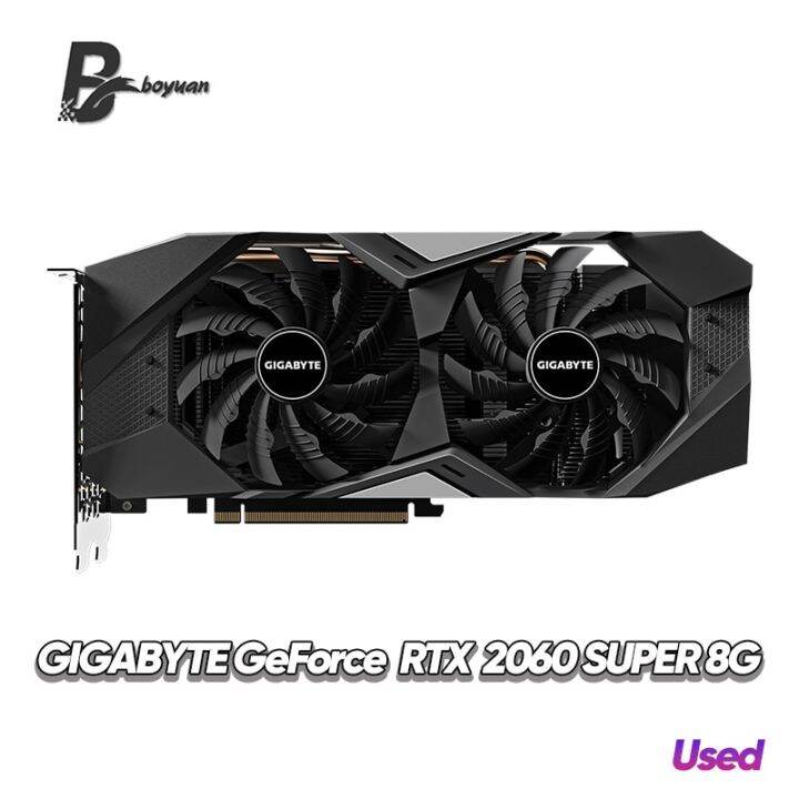 1 Used GIGABYTE Graphics Card Geforce RTX 2060S 2060 SUPER 8G NVIDIA ...