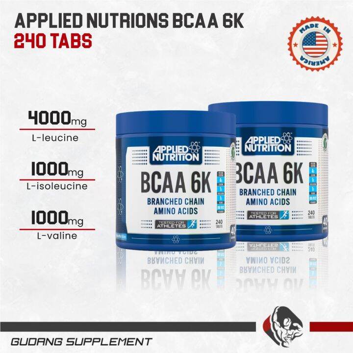 Applied Nutrition Bcaa 6K 240 Tablet For Recovery Gudang Supplemen ...