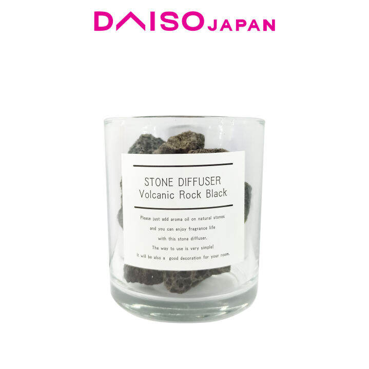 Daiso Black Volcanic Stones Diffuser | Lazada PH