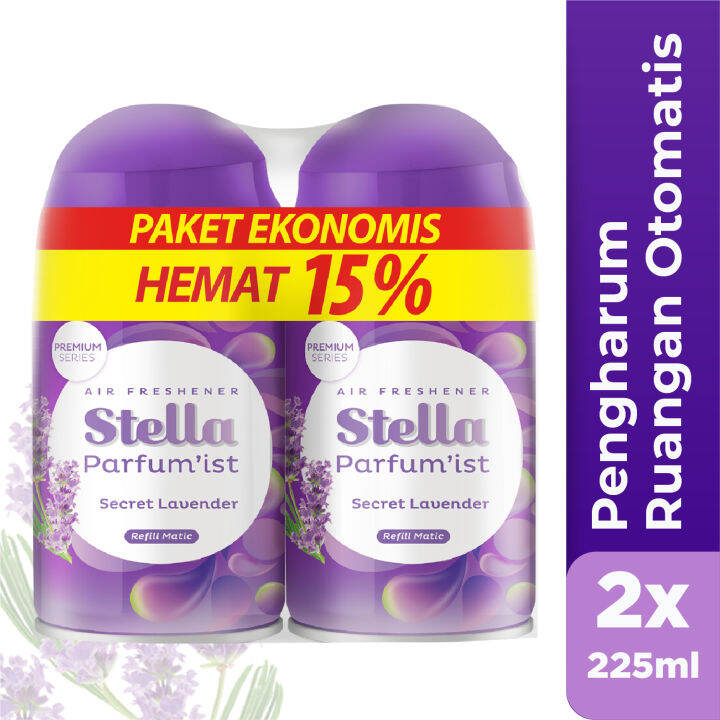 Stella Matic Parfumist Secret Lavender Refill 225ml Multipack - Refill ...
