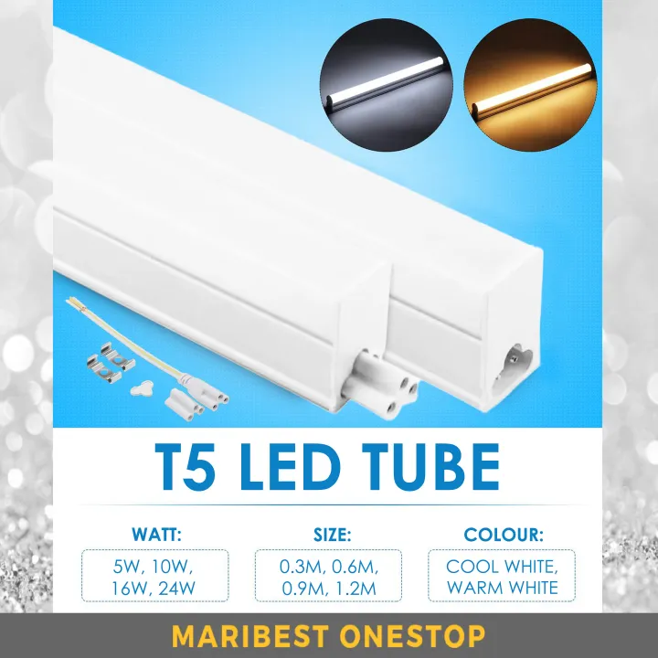 High Grade LED T5 Tube Light Drop Curve Light Ceiling Light Lampu Plaster Siling Mentol T5 | Lazada