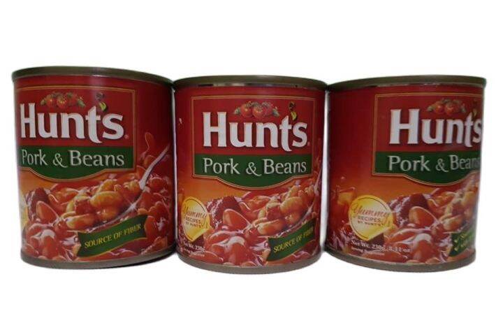Hunts Pork and Beans (pack of 6 cans x 230 grams) | Lazada PH
