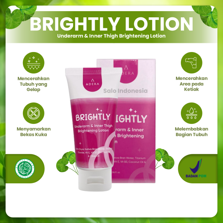 Adera Underarm & Inner Thigh Brightening Lotion Salo Indonesia Original ...