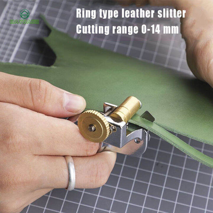 Belt Cutter Tool, Leather Strip and Strap Cutter, Leathercraft Hand ...