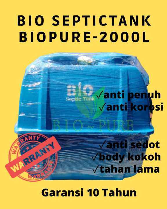 septic tank bio 2000 liter STP biotech biotank sepiteng biotaff Murah ...