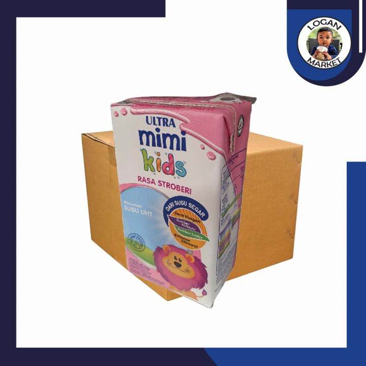 Dus Karton Susu Ultra Milk Mimi Strawberry 125ml 125 ml Isi 40 | Lazada ...