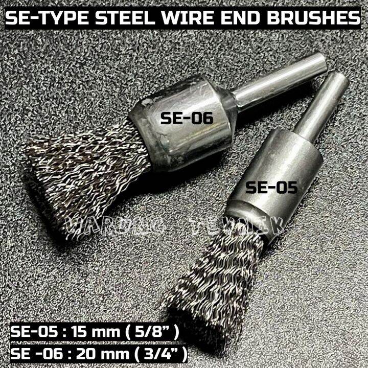 UNION SE-TYPE STEEL WIRE END BRUSHES - SIKAT KAWAT TANGKAI 6 MM SE-05 SE-06 | Lazada Indonesia